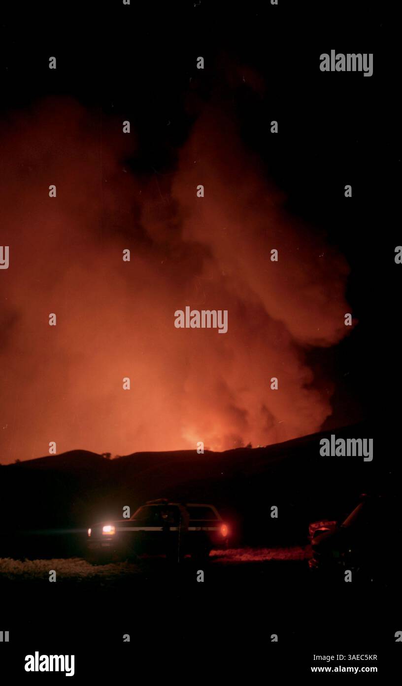 Oct 26, 2003; Simi Valley, California, USA; CALIFORNIA WILDFIRES. The ...