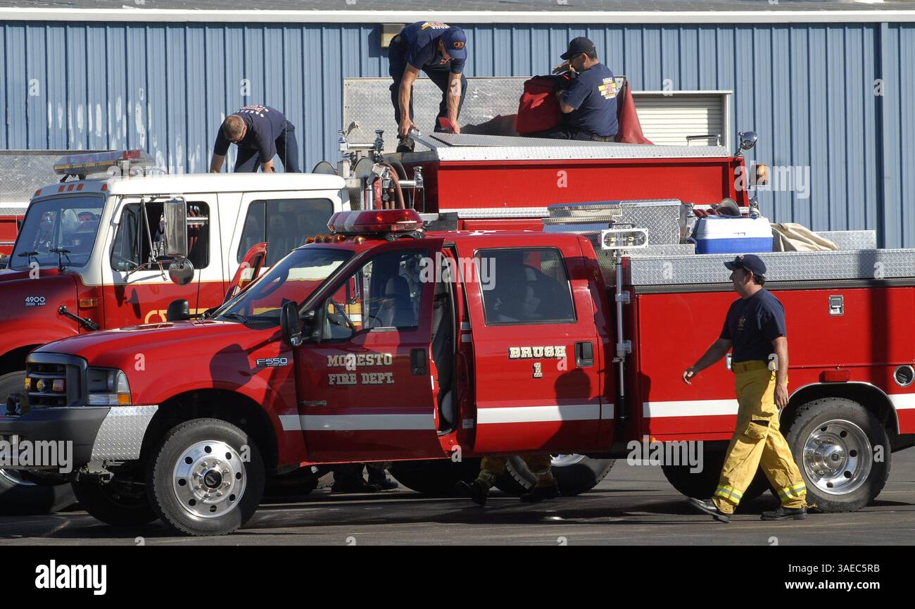 Fire agencies from Stanislaus county including, Oakdale city, Oakdale rural, Modesto, Salida ...