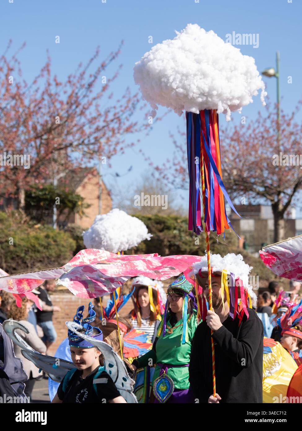 Stoke On Trent, Staffordshire, UK. 06th Apr 2025. The Longton Pig Walk ...