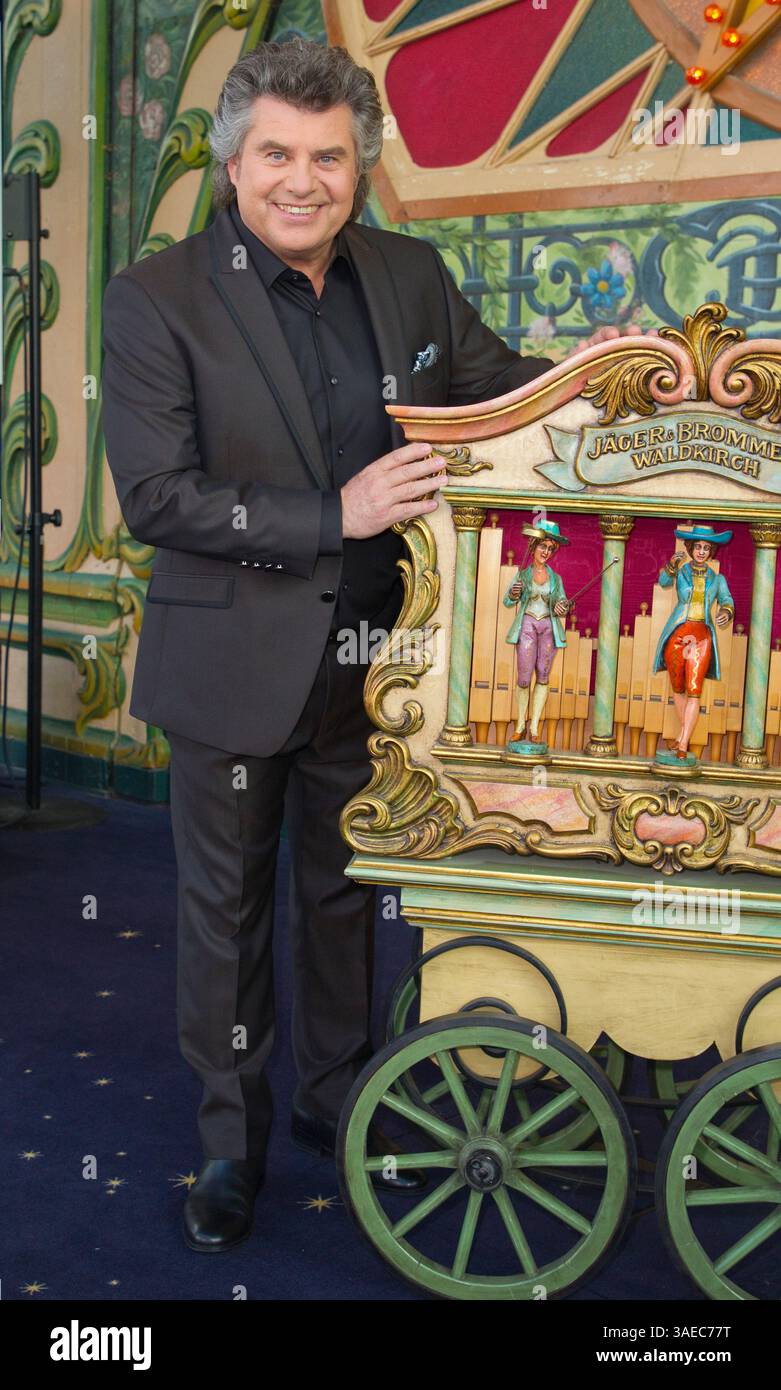 Rust, Germany - April 15, 2019: Schlager Spaß mit Andy Borg, german TV ...