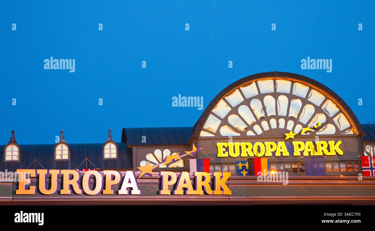 Rust, Germany - April 15, 2019: Europapark / Europa-Park Logo, Leisure ...