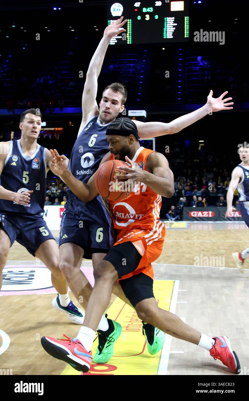 Berlin, Deutschland. 06th Apr, 2025. 06.04.2025, Max-Schmeling-Halle ...