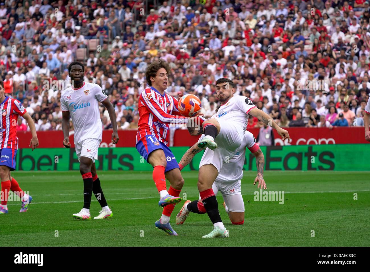 Sevilla, Spain. 06th Apr, 2025. Sevilla, Spain, April 6th 2025 Rodrigo ...