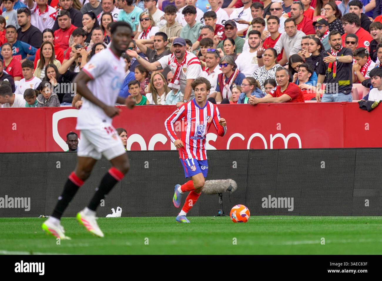 Sevilla, Spain. 06th Apr, 2025. Sevilla, Spain, April 6th 2025 Rodrigo ...