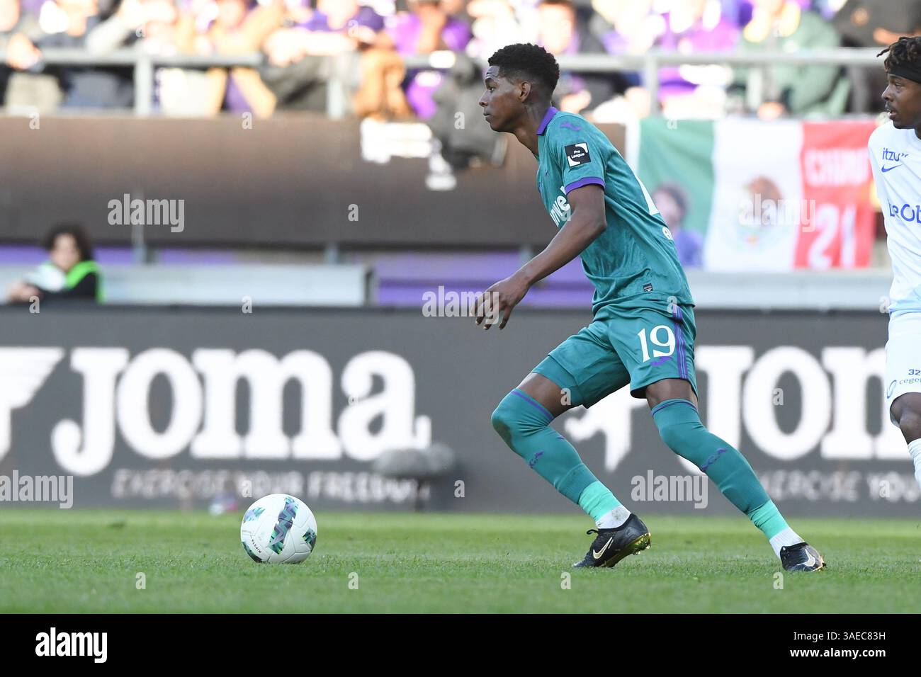 Brussels, Belgium. 06th Apr, 2025. Anderlecht's Nilson Angulo pictured ...