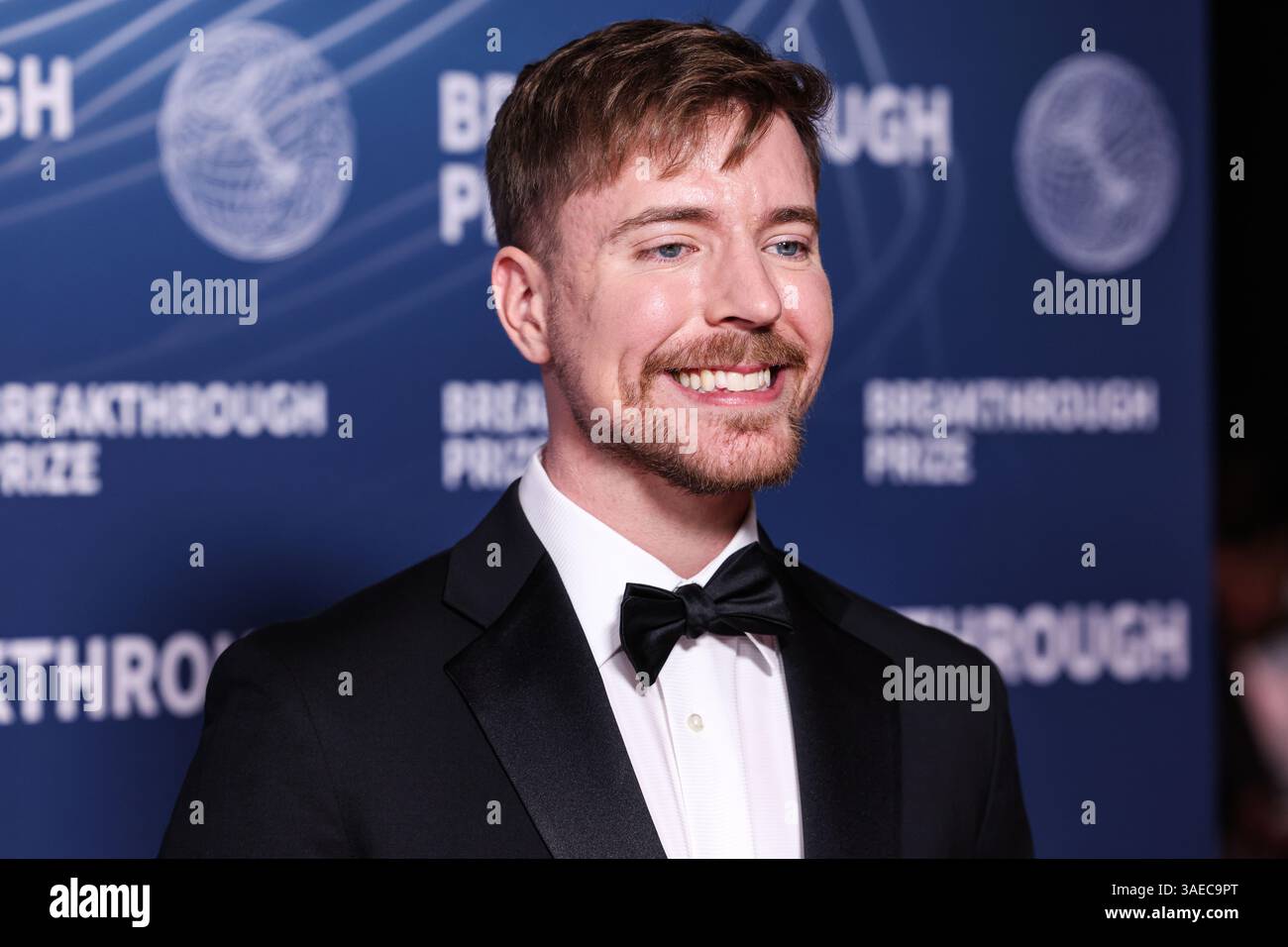 SANTA MONICA, LOS ANGELES, CALIFORNIA, USA - APRIL 05: MrBeast (Jimmy Donaldson) arrives at the ...