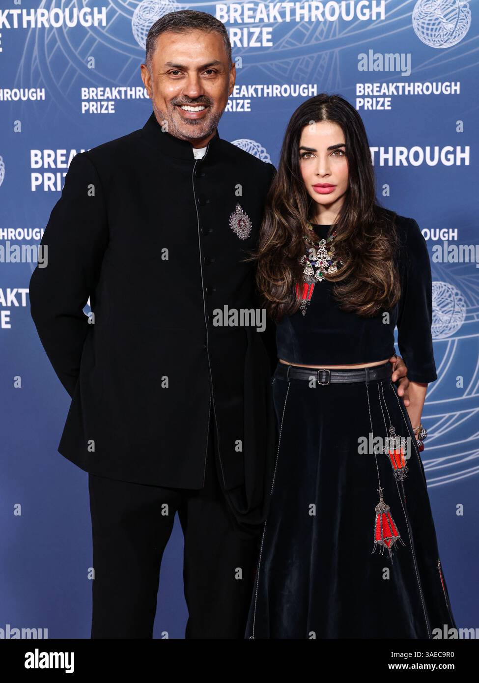 SANTA MONICA, LOS ANGELES, CALIFORNIA, USA - APRIL 05: Nikesh Arora and ...