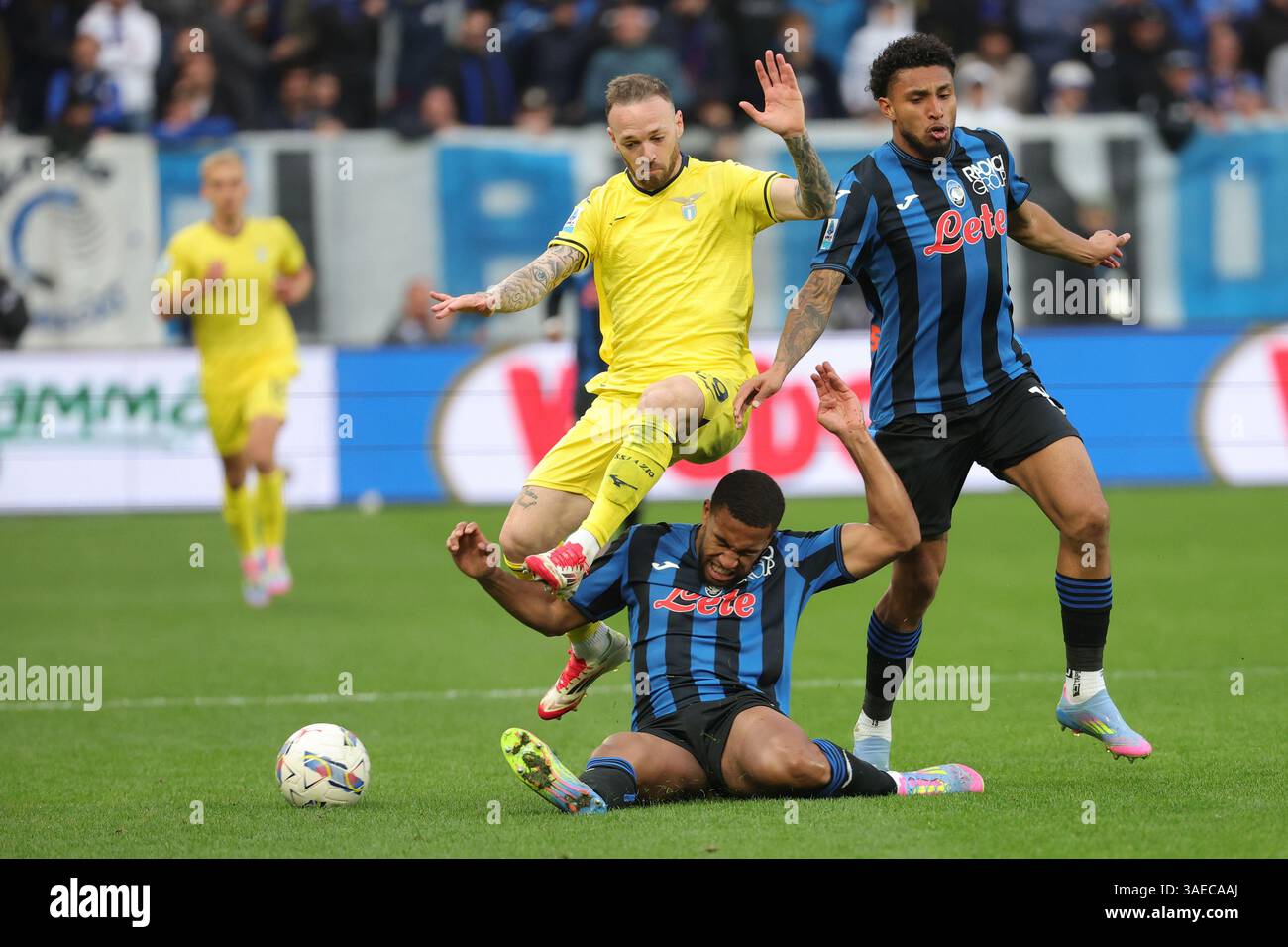 6th April 2025; Gewiss Stadium, Bergamo, Italy, Serie A Football, Atalanta versus Lazio; Manuel ...