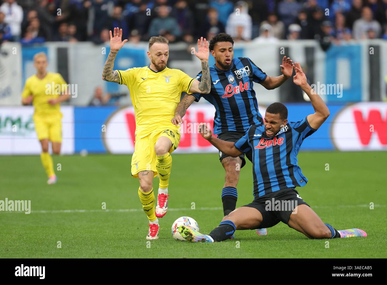 6th April 2025; Gewiss Stadium, Bergamo, Italy, Serie A Football, Atalanta versus Lazio; Manuel ...