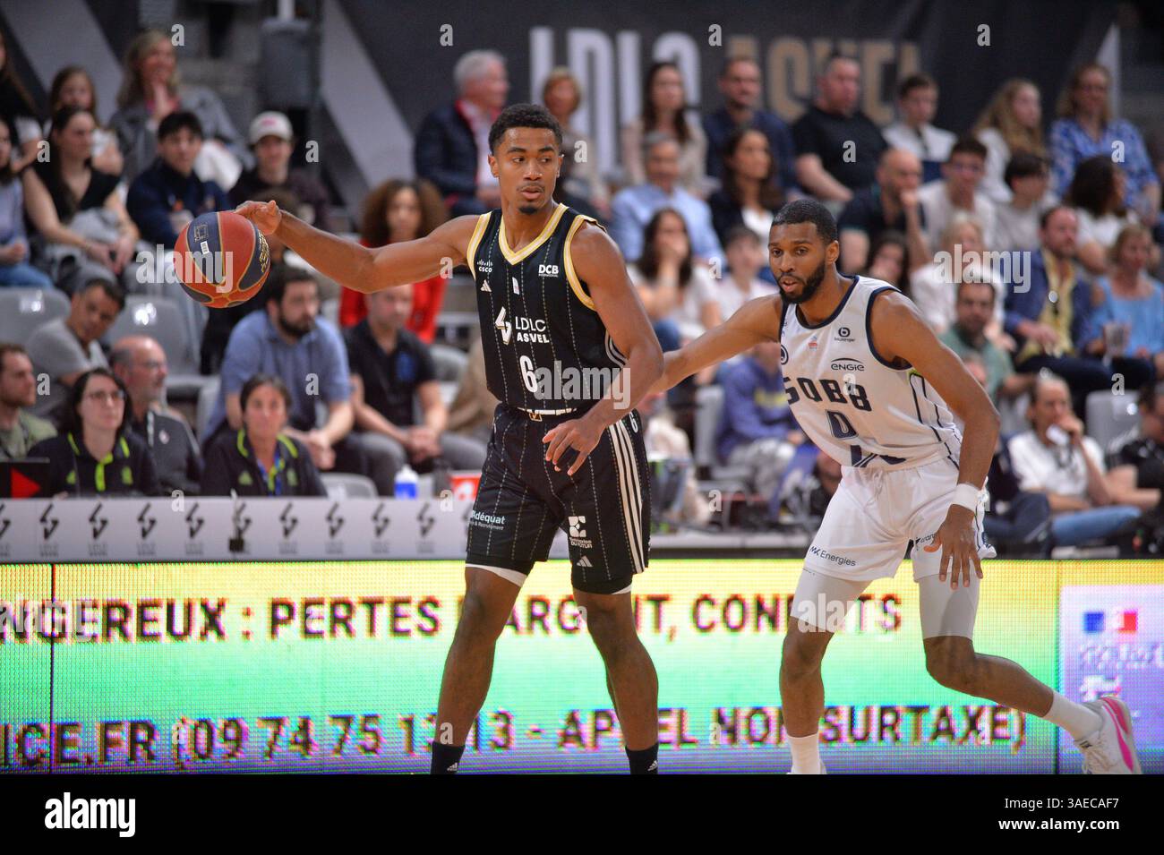 Theo Maledon of LDLC ASVEL during the French championship, Betclic ...