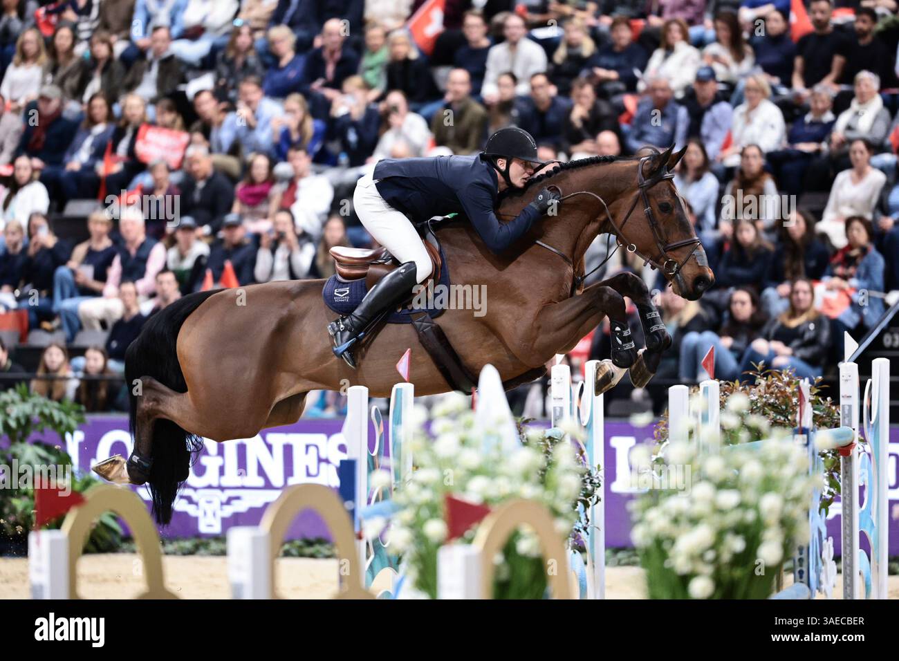Edouard SCHMITZ of Switzerland with Gamin van't Naastvelhof during the ...