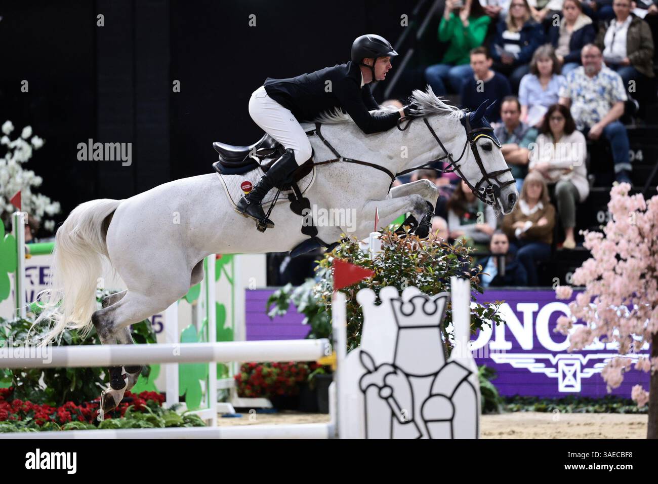 Daniel COYLE of Ireland with Incredible during the Longines FEI Jumping ...