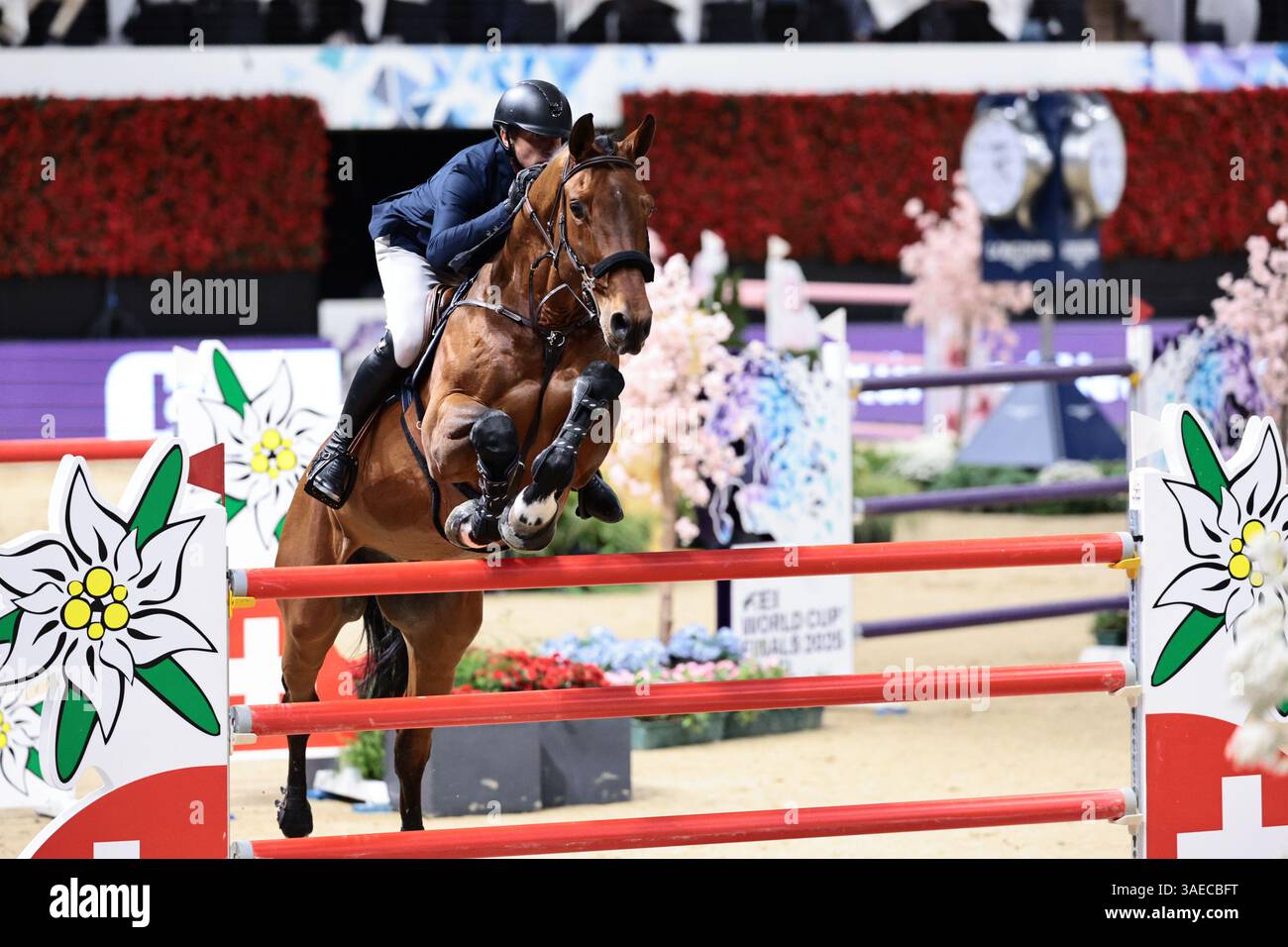 Gregory WATHELET of Belgium with Bond Jamesbond de Hay during the ...