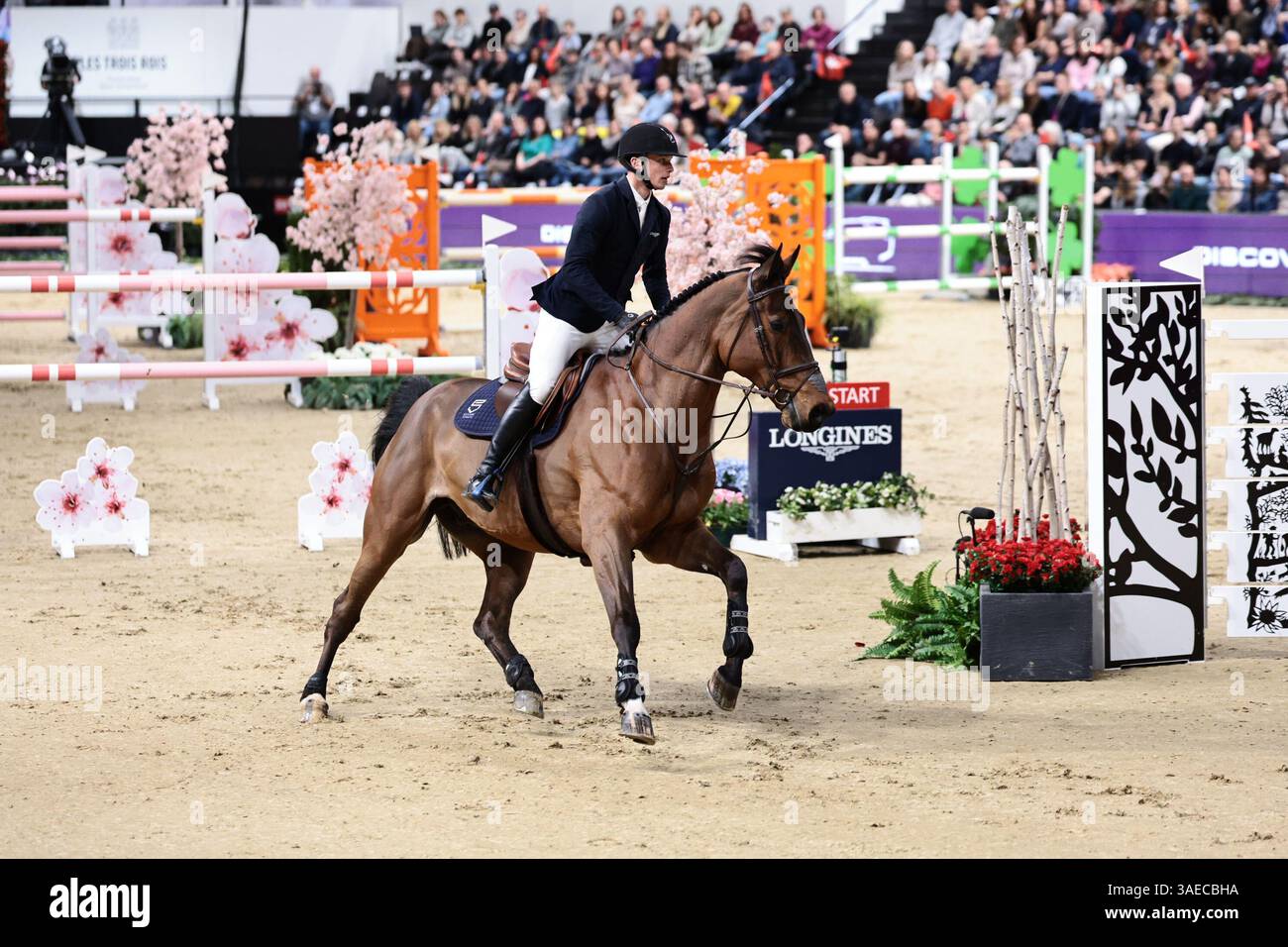 Edouard SCHMITZ of Switzerland with Gamin van't Naastvelhof during the ...