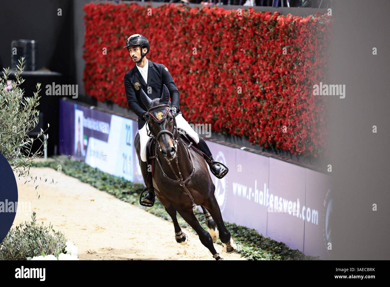 Omar Abdul Aziz AL MARZOOQI of United Arab Emirates with Enjoy de la ...