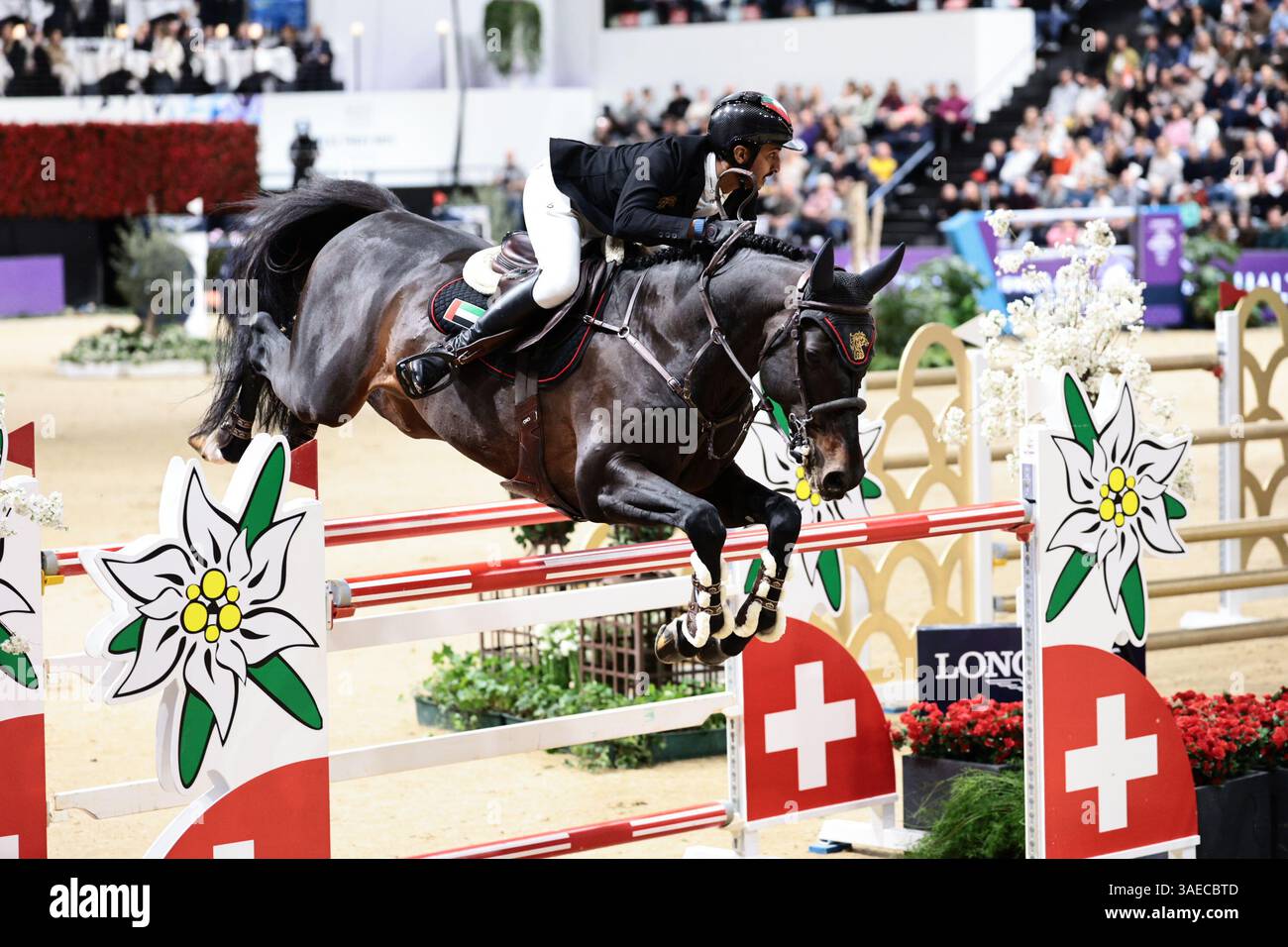 Omar Abdul Aziz AL MARZOOQI of United Arab Emirates with Enjoy de la ...