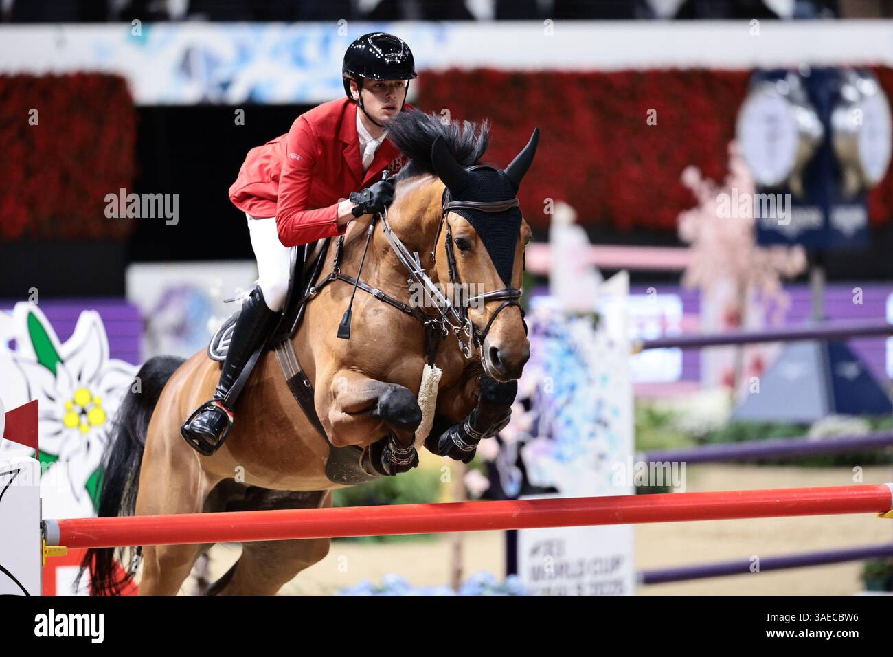 Vince JARMY of Hungary with Carbon Girl Z during the Longines FEI ...