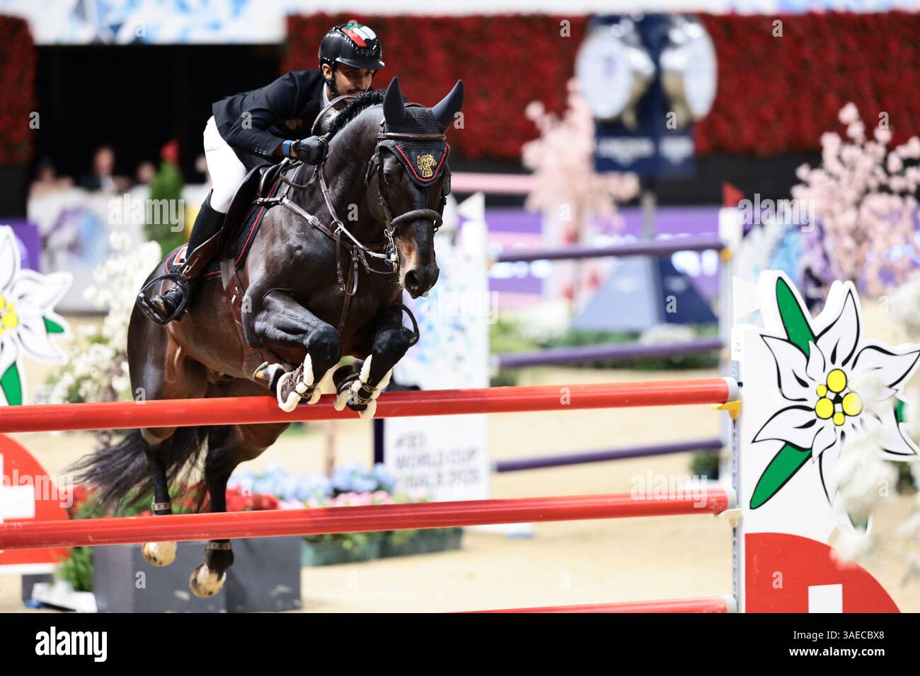 Omar Abdul Aziz AL MARZOOQI of United Arab Emirates with Enjoy de la ...