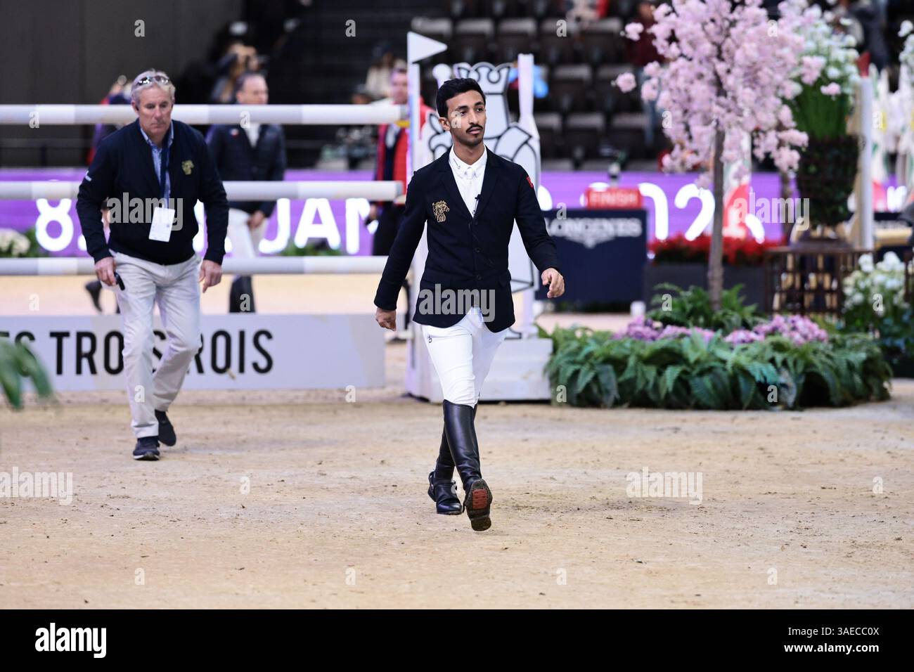 Riders on the course walk before the Longines FEI Jumping World Cup ...