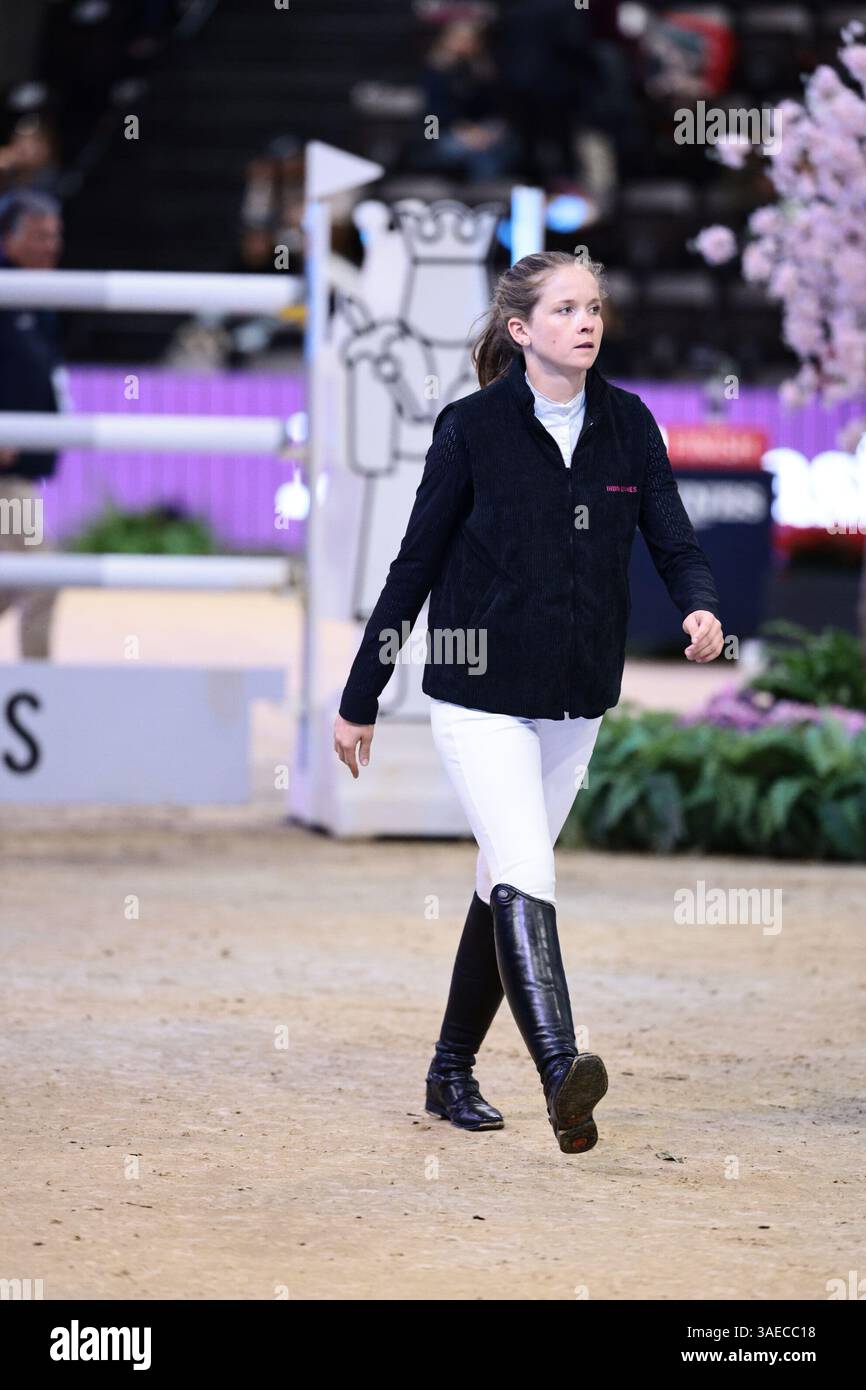 Riders on the course walk before the Longines FEI Jumping World Cup ...