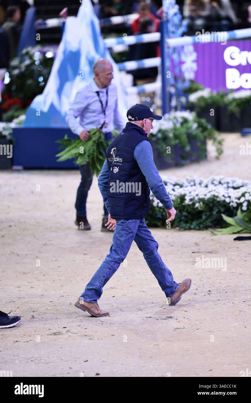 Riders on the course walk at the Longines FEI Jumping World Cup ...