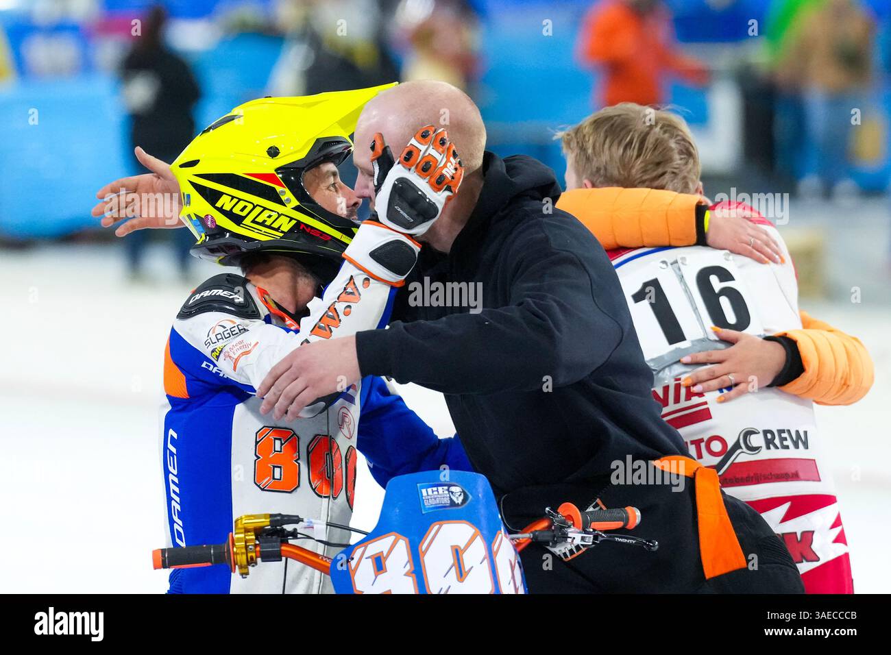 HEERENVEEN, NETHERLANDS - APRIL 6: Jasper Iwema, Sebastian Reitsma ...