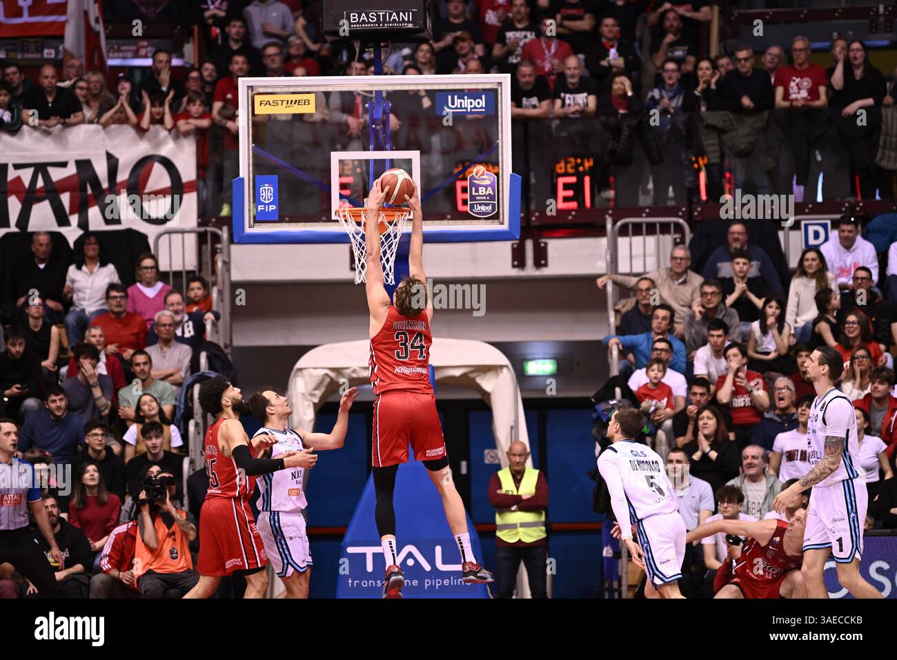 Trieste, Italy. 06th Apr, 2025. Jayce Johnson (Pallacanestro Trieste ...