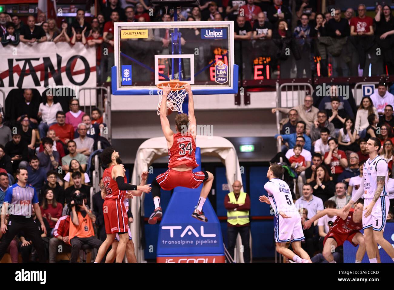 Trieste, Italy. 06th Apr, 2025. Jayce Johnson (Pallacanestro Trieste ...