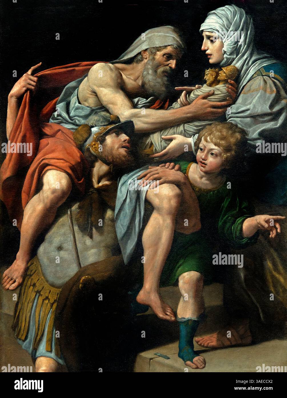 Enee et Anchise - Aeneas and Anchises 1615 Leonello Spada 1576–1622 ...