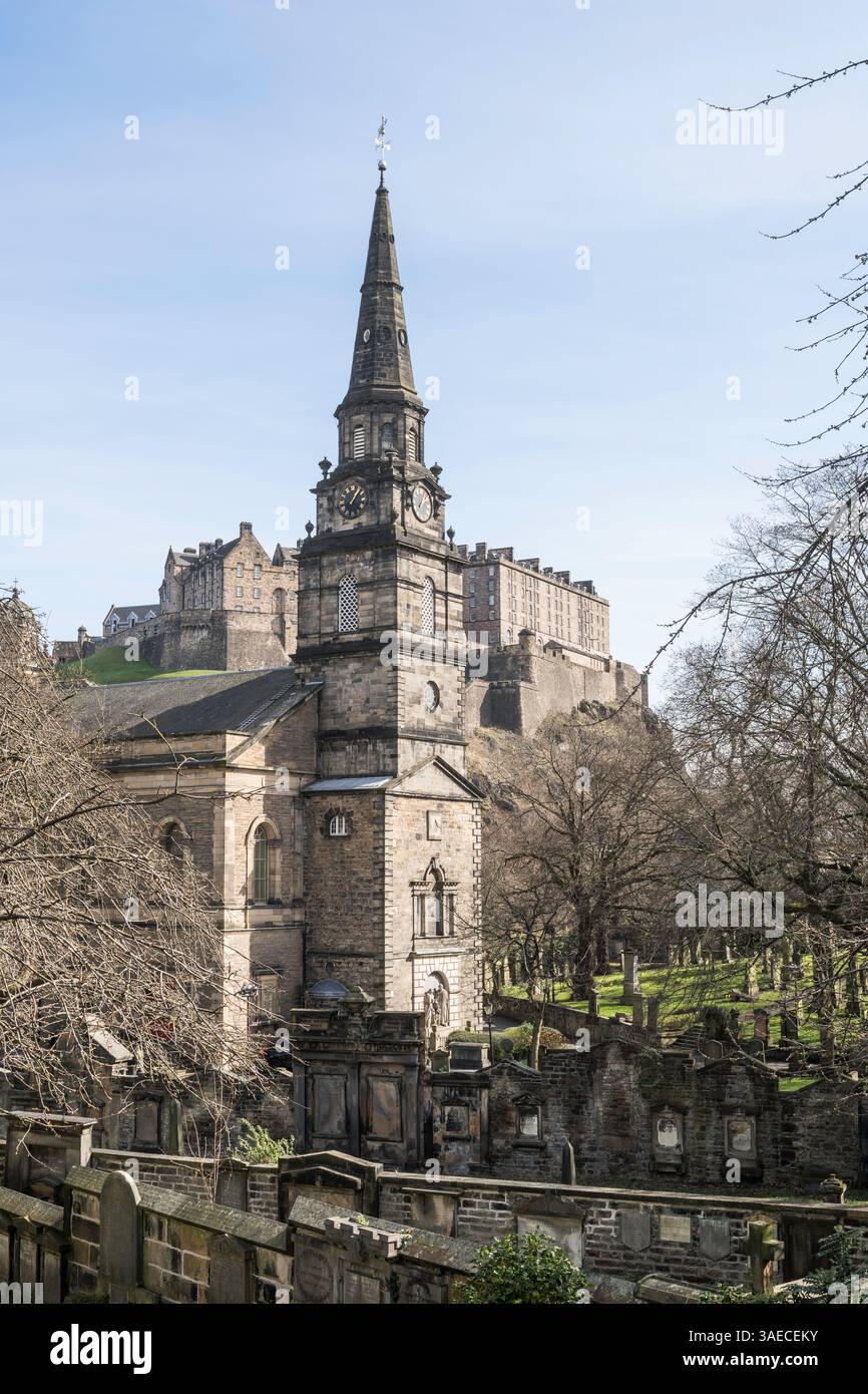 The Parish Church of St Cuthbert in Edinburgh, Scotland, UK Stock Photo ...