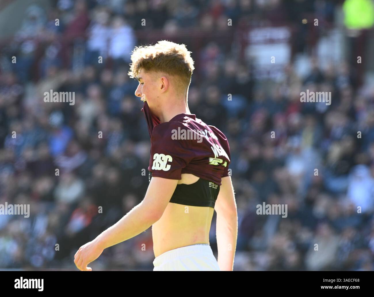 Tynecastle Park Edinburgh Scotland UK.5th April 25 William Hill ...