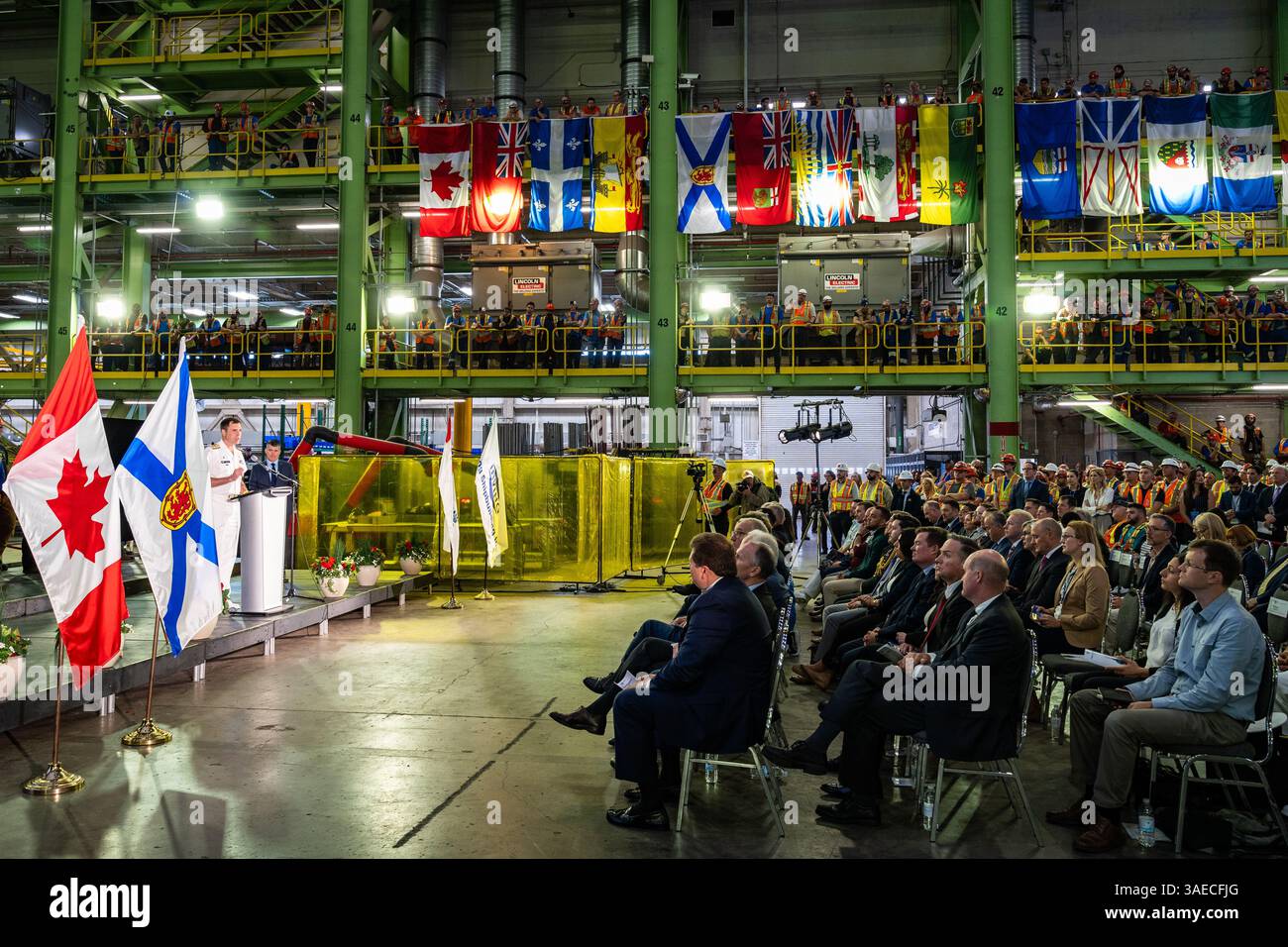 Press conference announcing the start of construction for the Royal ...