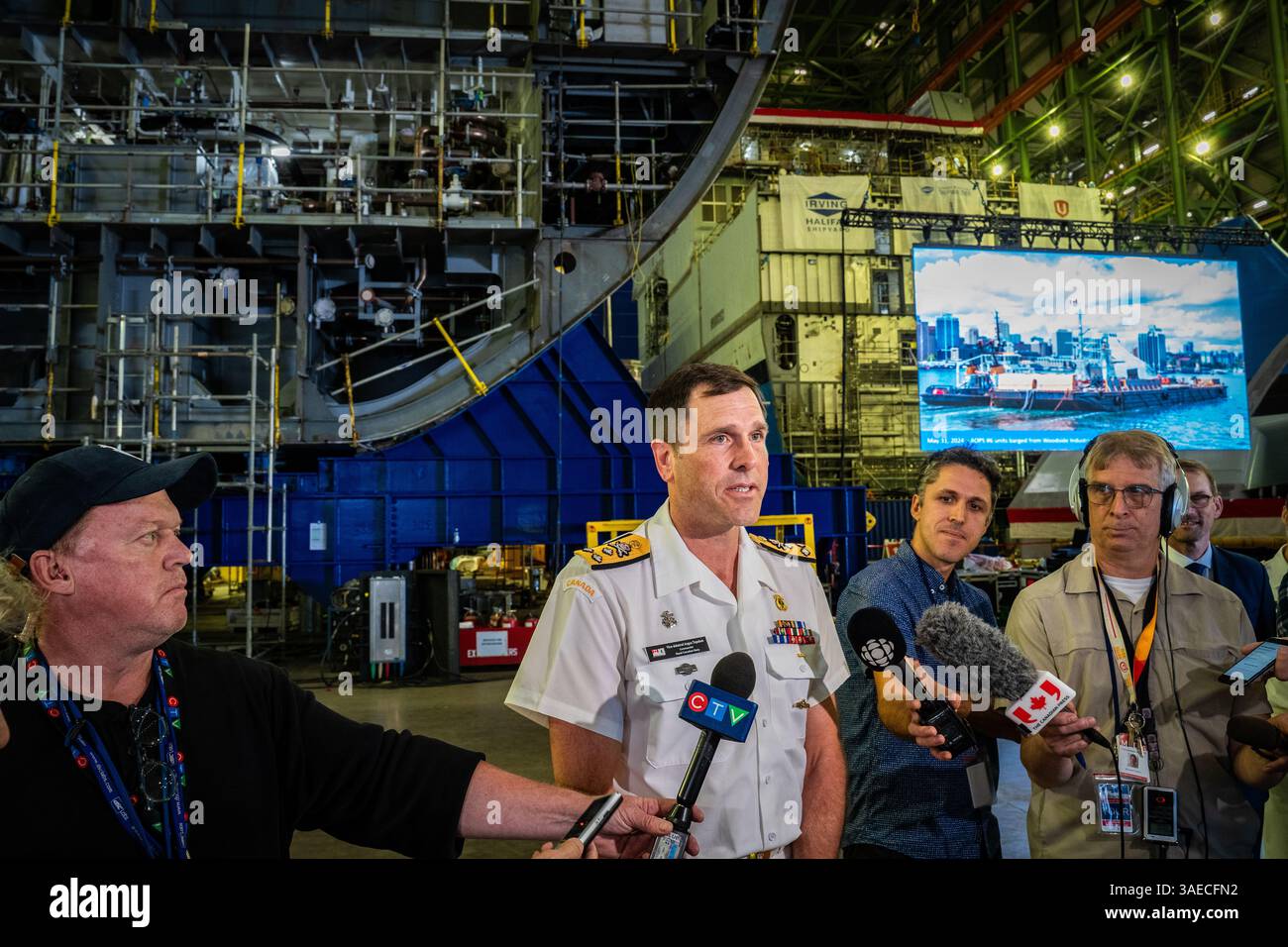 Press conference announcing the start of construction for the Royal ...