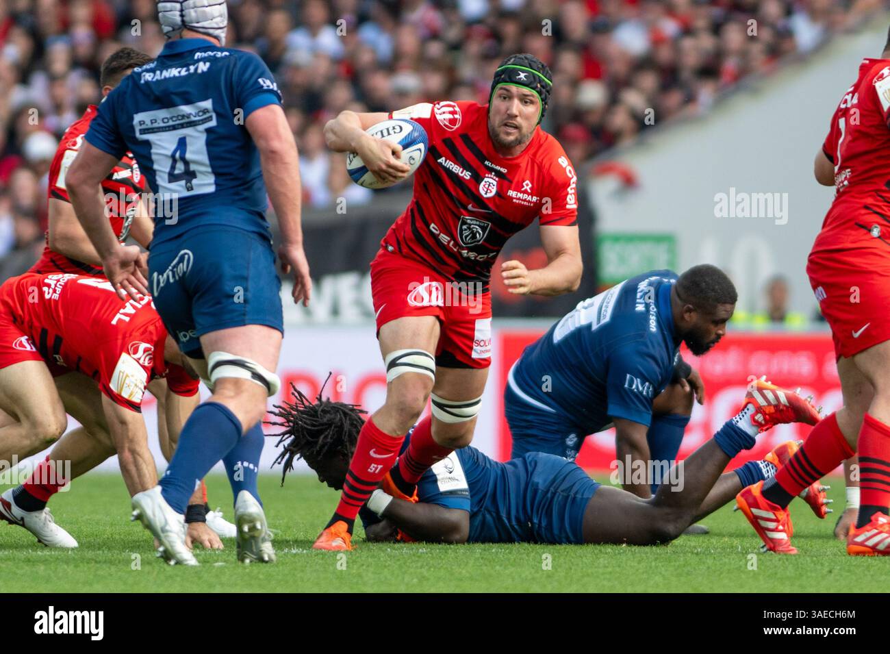 Toulouse, France. 06th Apr, 2025. Francois Cros of Toulouse during the ...