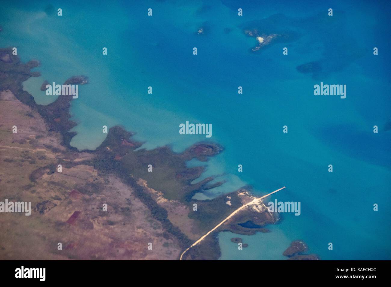 Cuba. 6th Apr, 2025. Aerial views of Cuba from a flight on April 6 ...