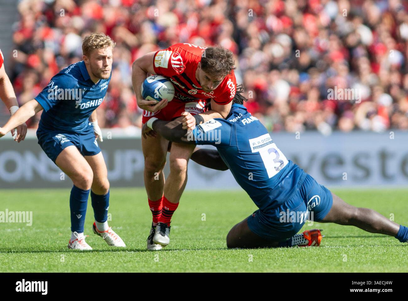 Pierre Louis Barassi of Toulouse during the Champions Cup, round of 16 ...
