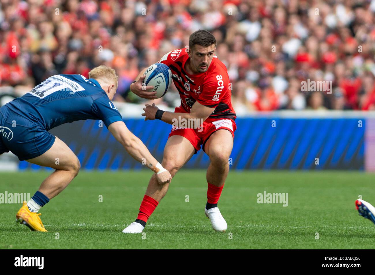 Thomas Ramos of Toulouse during the Champions Cup, round of 16 rugby ...