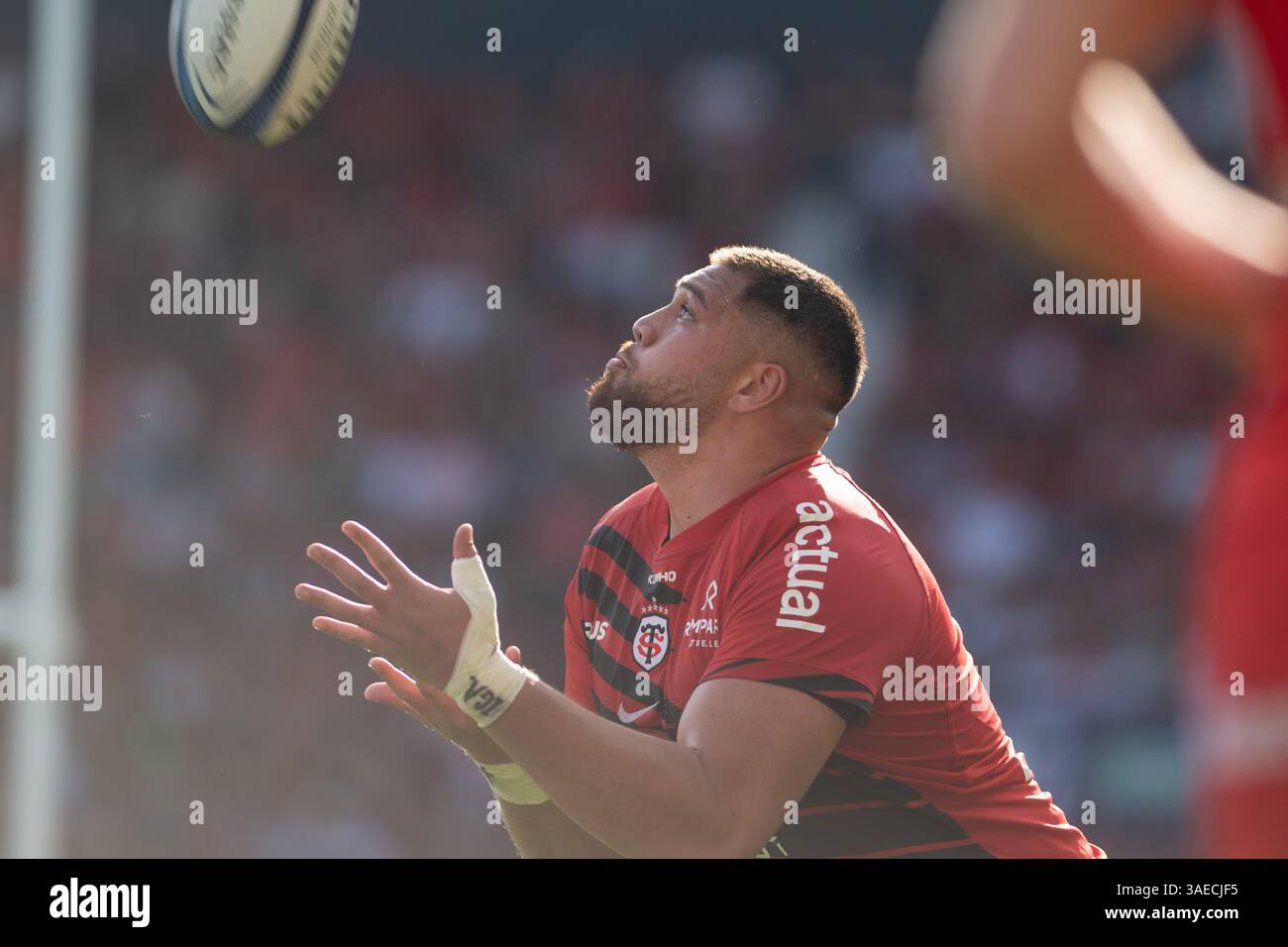 Emmanuel Meafou of Toulouse during the Champions Cup, round of 16 rugby ...