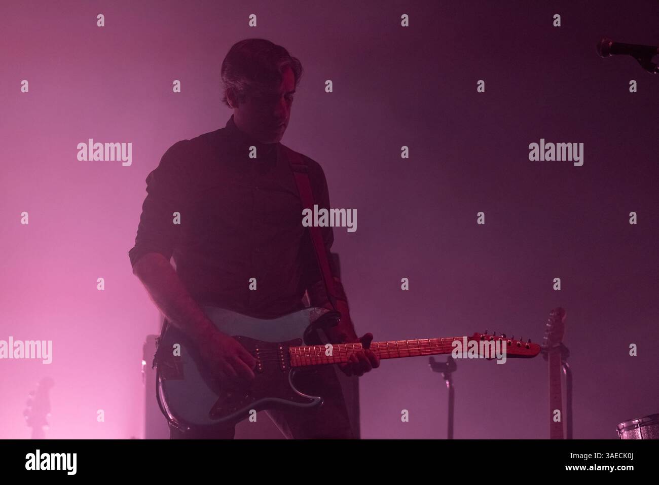 Madison, USA. 05th Apr, 2025. Munaf Rayani of Explosions in the Sky at ...
