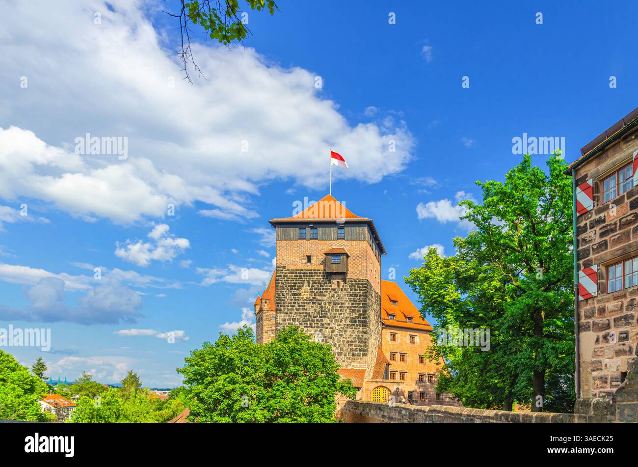 Nuremberg Castle Nurnberger Burg Imperial castle Kaiserburg with ...