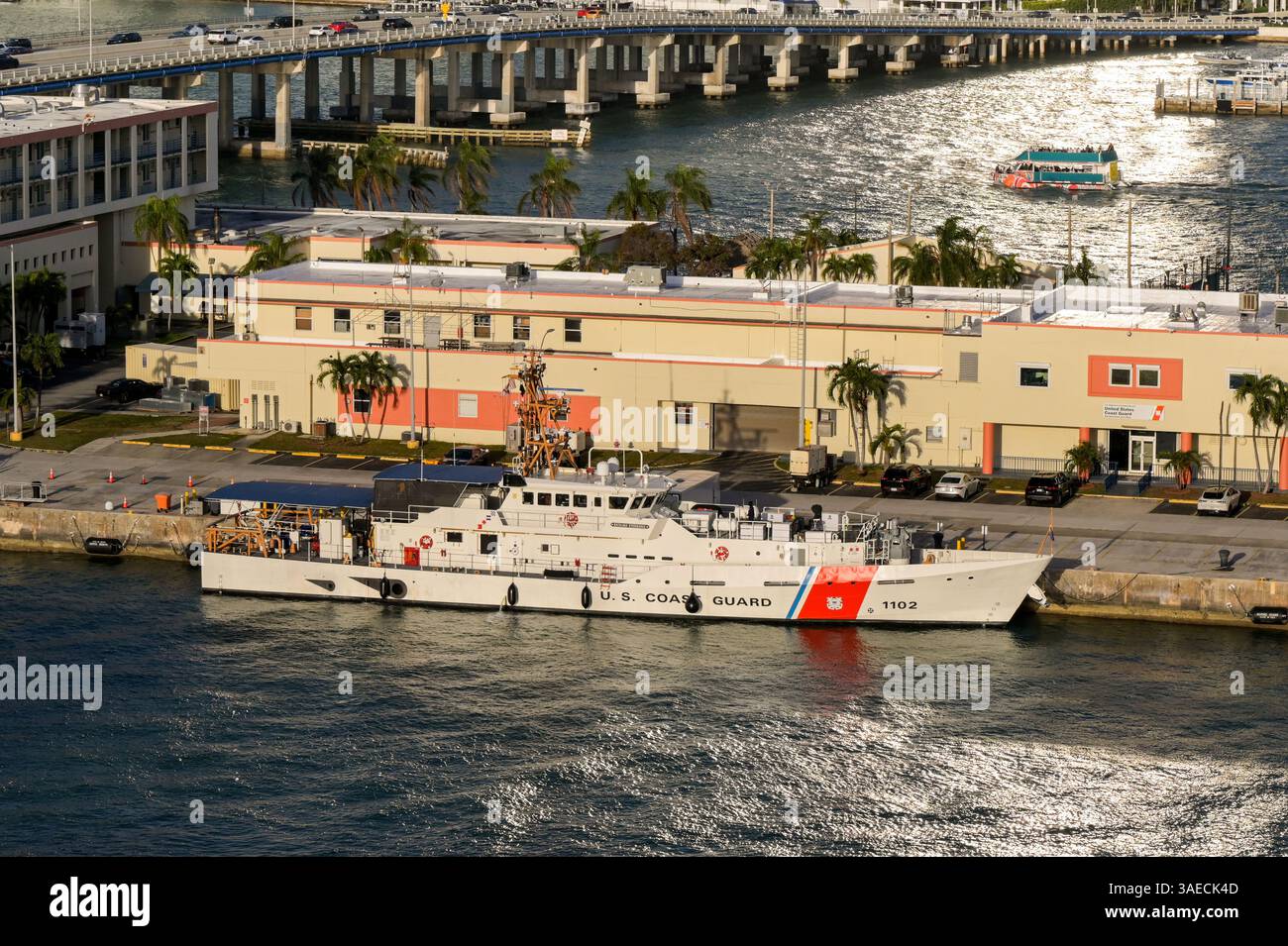 Miami, Florida, USA - 4 January 2025: Aerial view of a United States ...