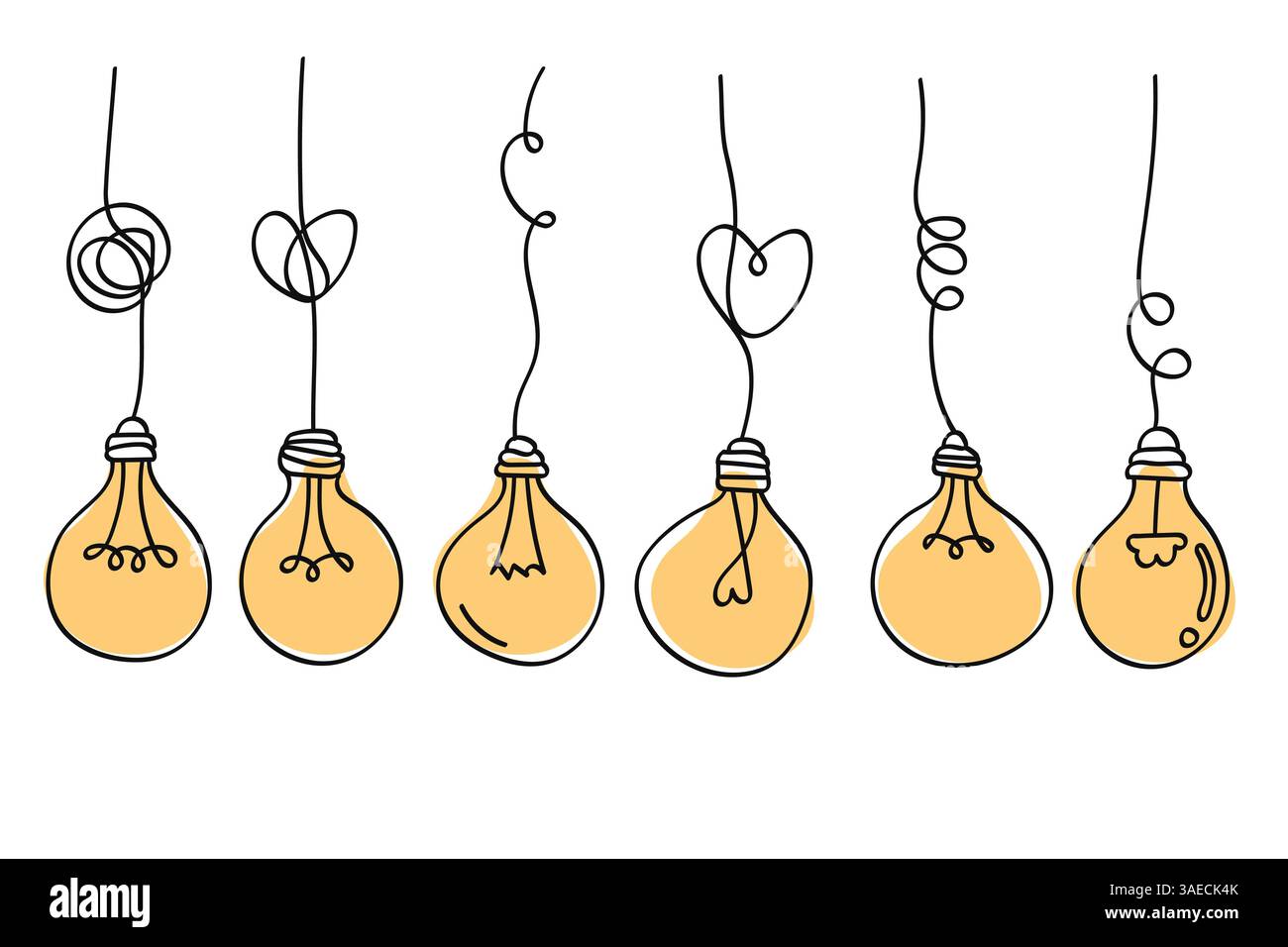 Idea concept, creative bulb sign, innovations. Keep it simple business ...