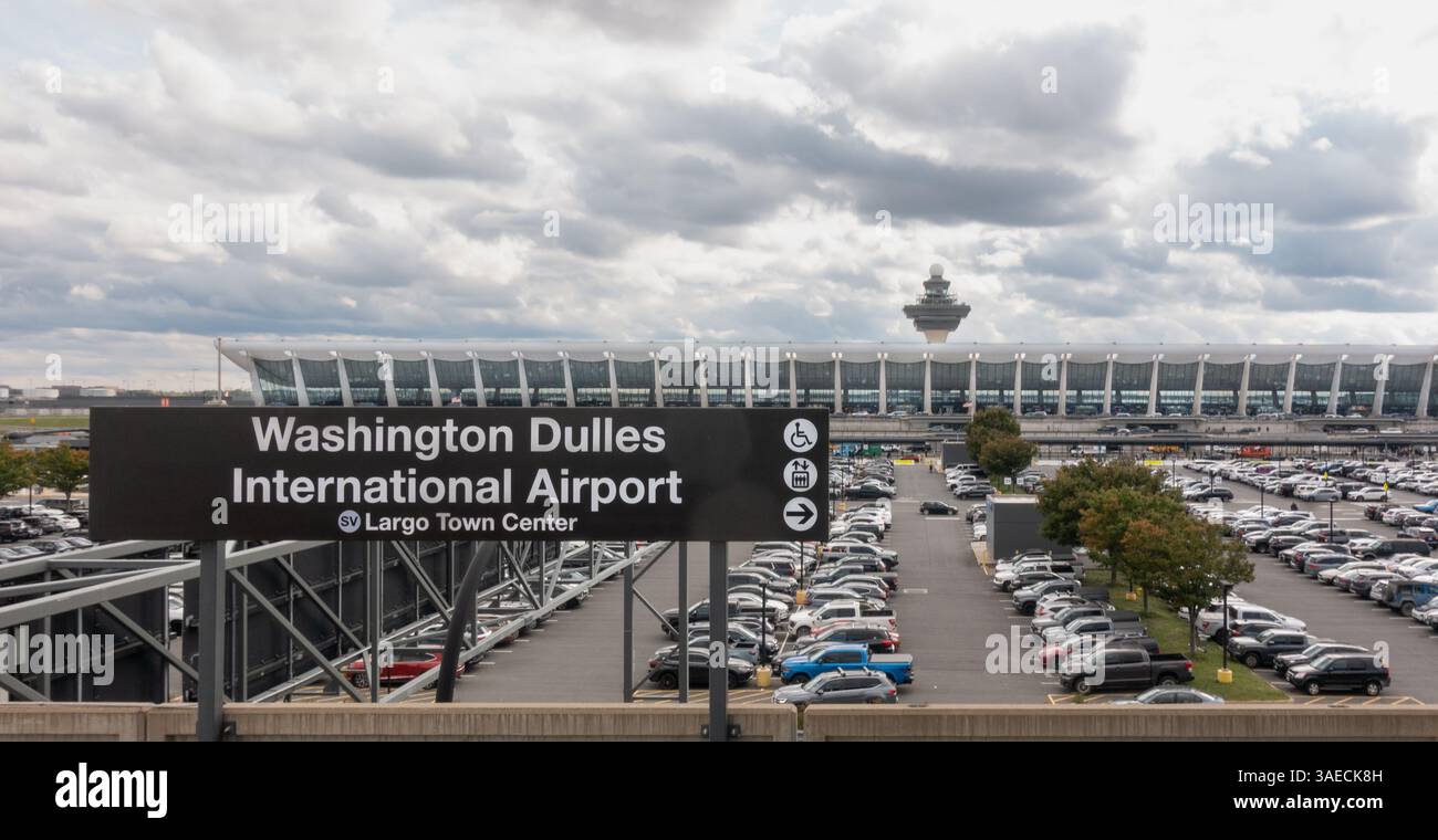 Dulles, Virginia:,Oct. 2024: Washington Dulles International Airport ...