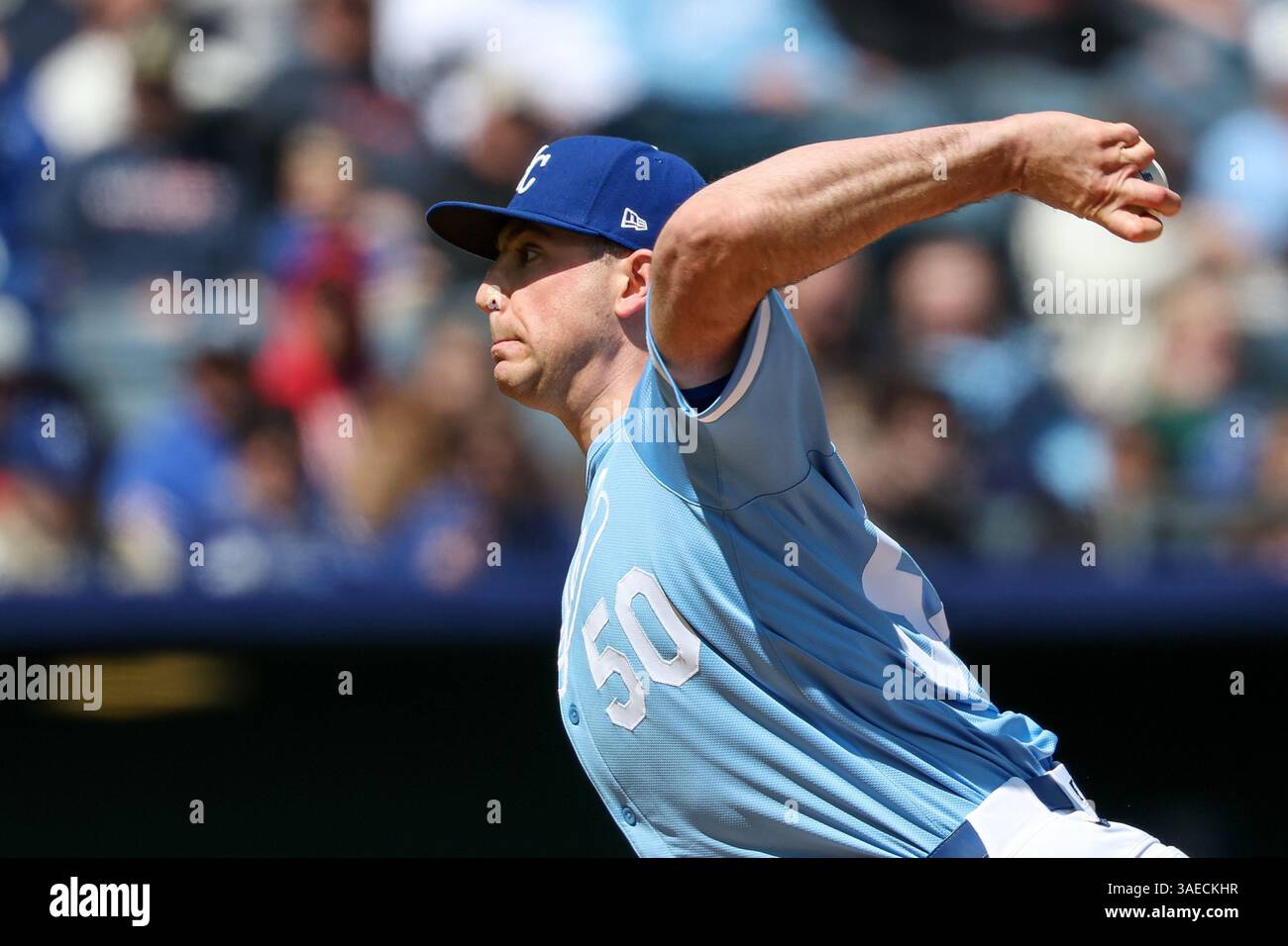 Kansas City, MO, USA. 6th Apr, 2025. Kansas City Royals starting ...