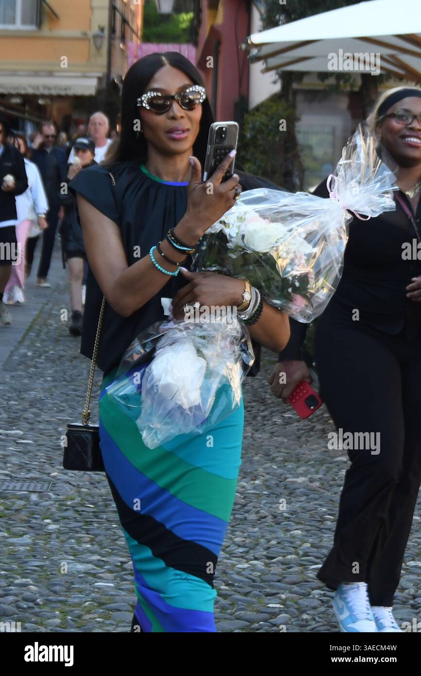 Portofino, Italy. 04th Apr, 2025. Celebrities Sightings Walking In ...