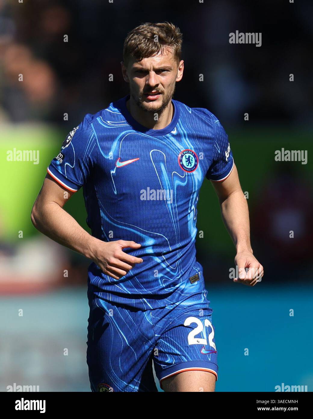 London, UK. 06th Apr, 2025. London, England, April 6th 2025: Kiernan ...