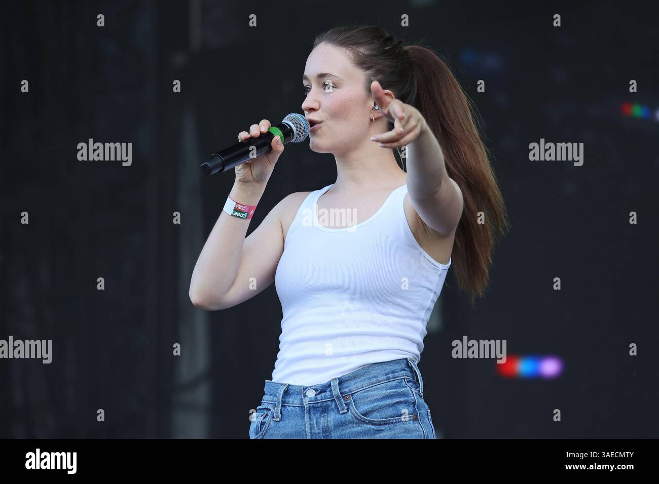 Norwegian singer and songwriter Sigrid performs at Sziget Festival in ...