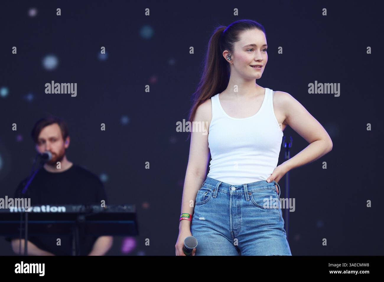 Norwegian singer and songwriter Sigrid performs at Sziget Festival in ...