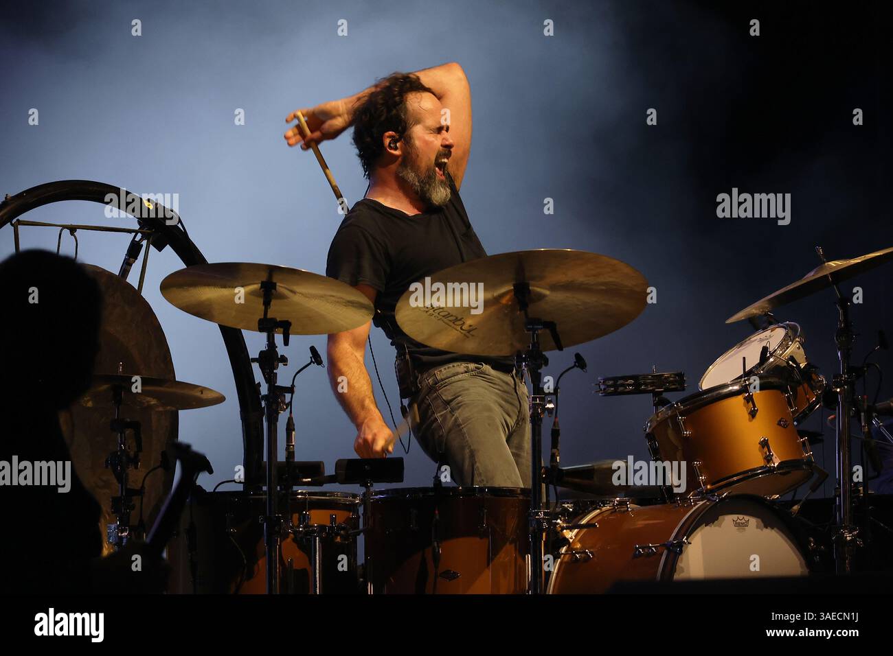 Ronnie Vannucci Jr. from the band Killers at VOLT Festival in Hungary ...