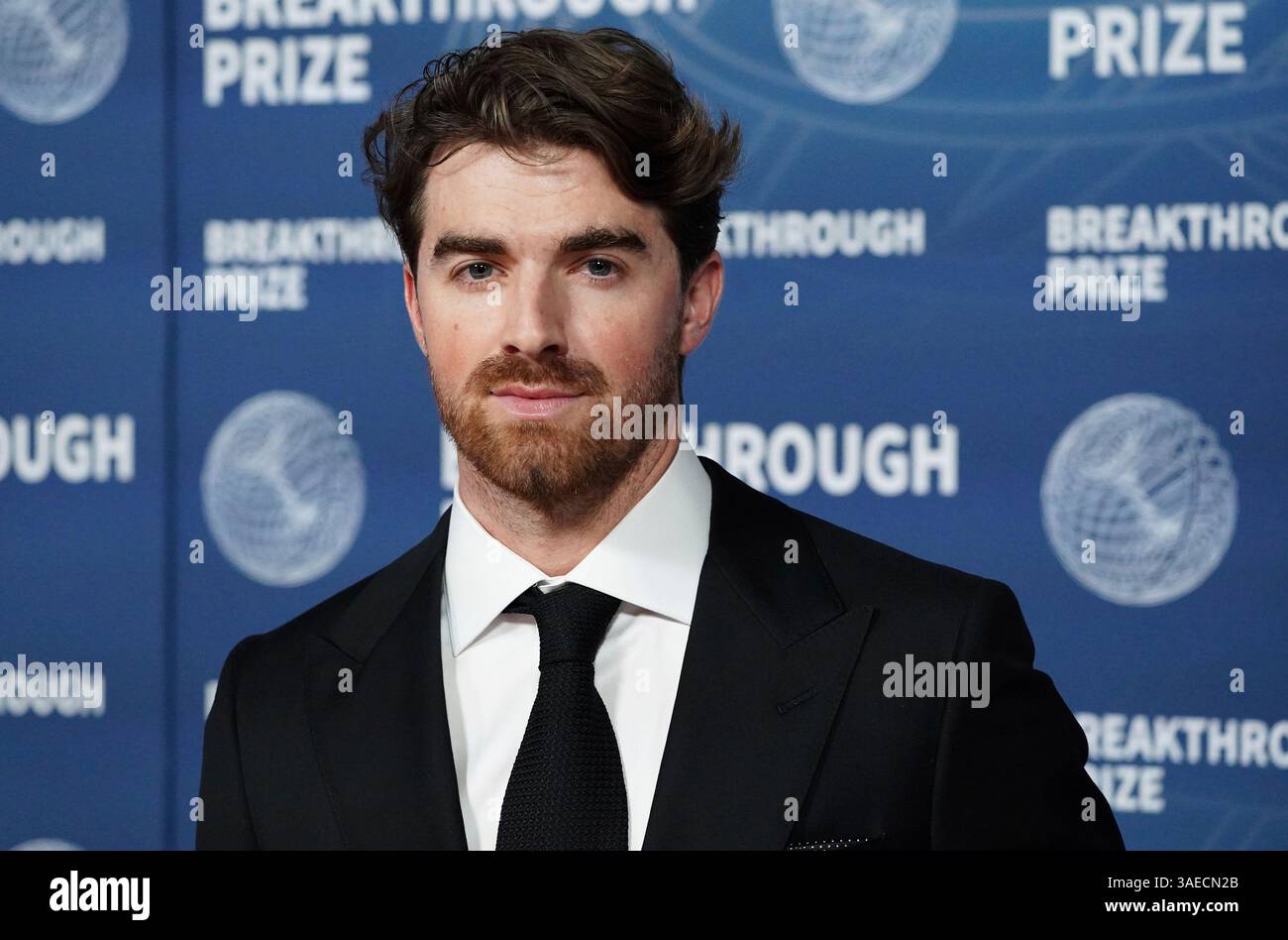 Andrew Taggart arrives at the 11th Breakthrough Prize Ceremony on ...